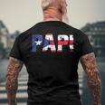 Puerto Rico Papi Flag Puerto Rican Boricuas Men's Back Print T-shirt ...