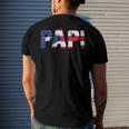Puerto Rico Papi Flag Puerto Rican Boricuas Men's Back Print T-shirt ...